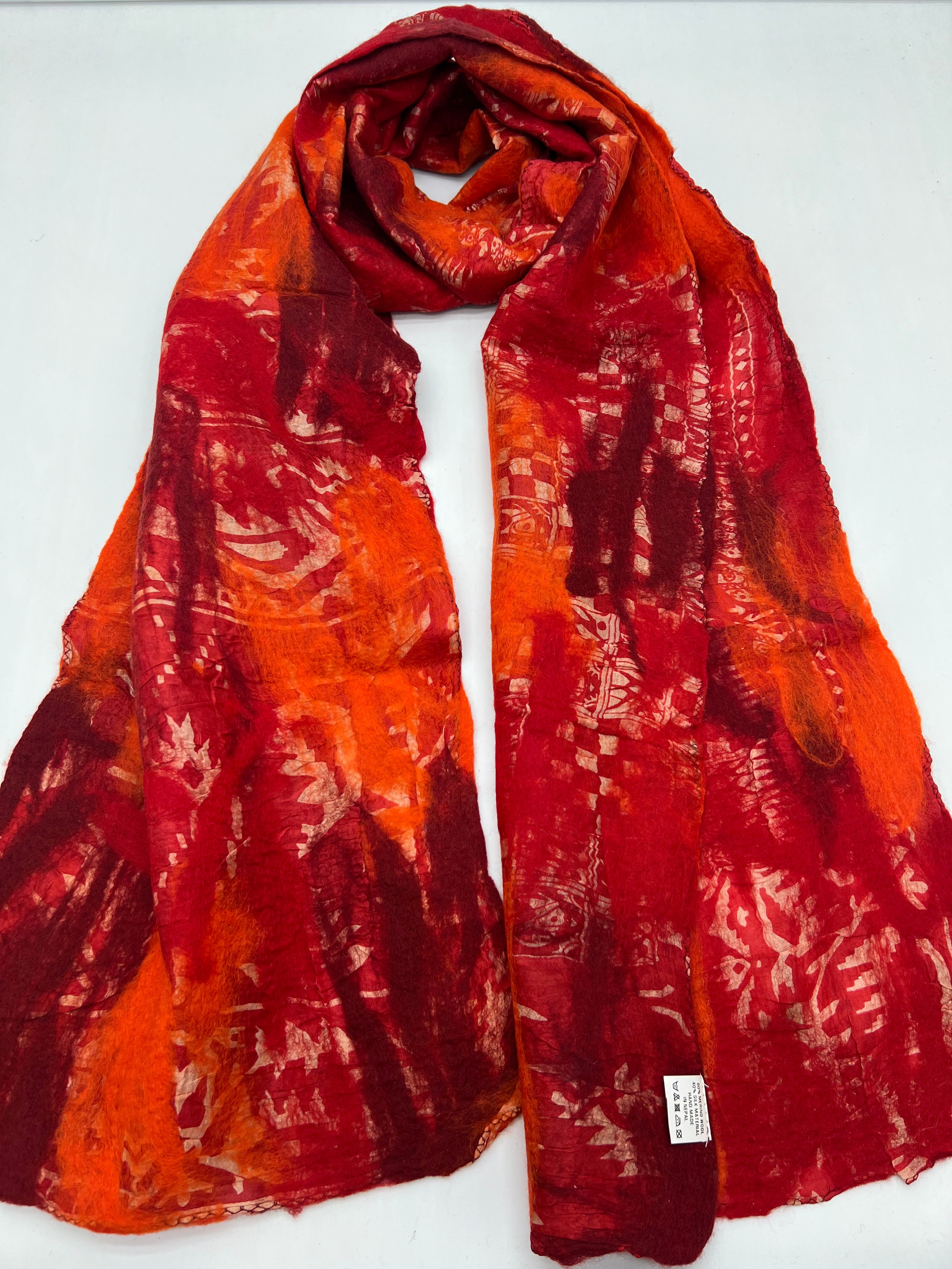Felt Sari Scarf (SS06) – NURBU INC