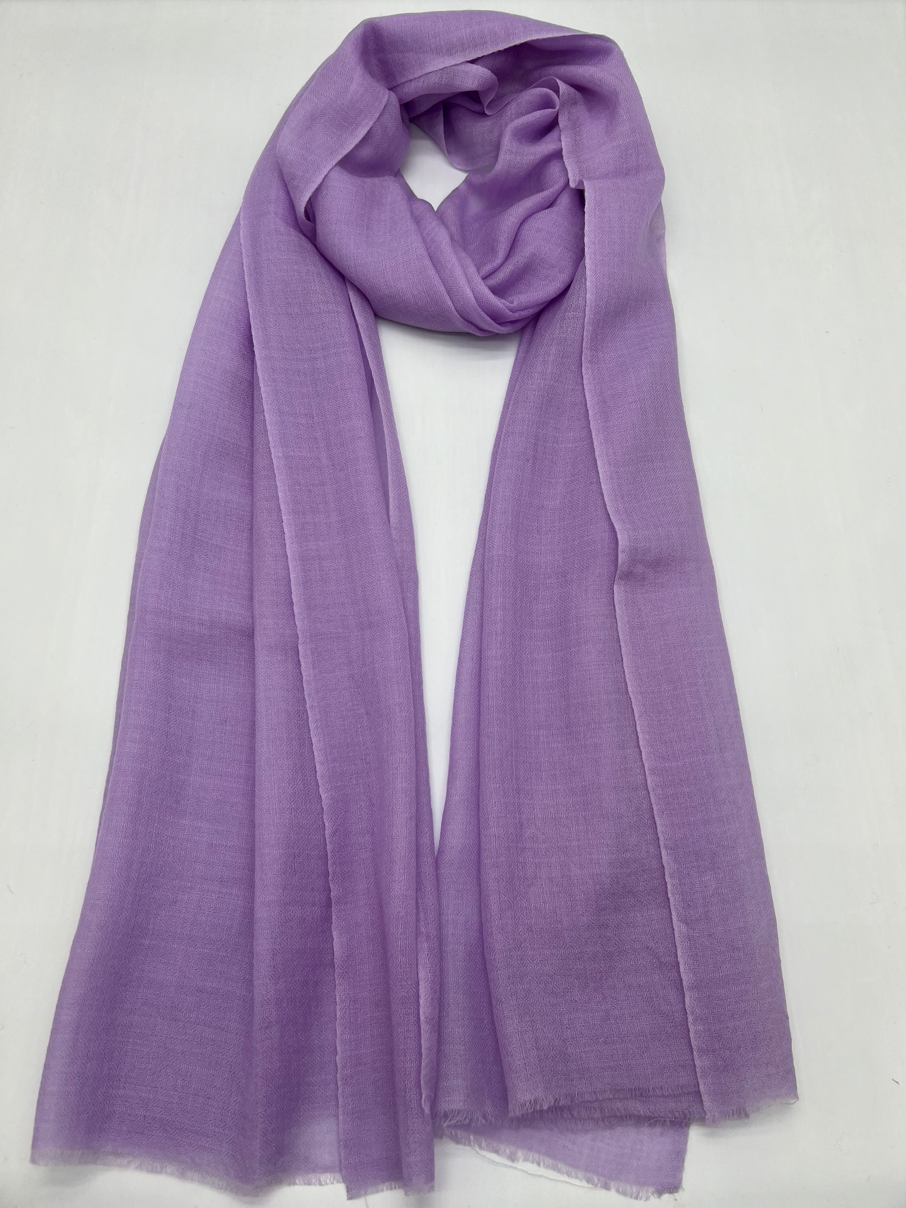 200 count cashmere scarf (Lavender) 200C34 – NURBU INC
