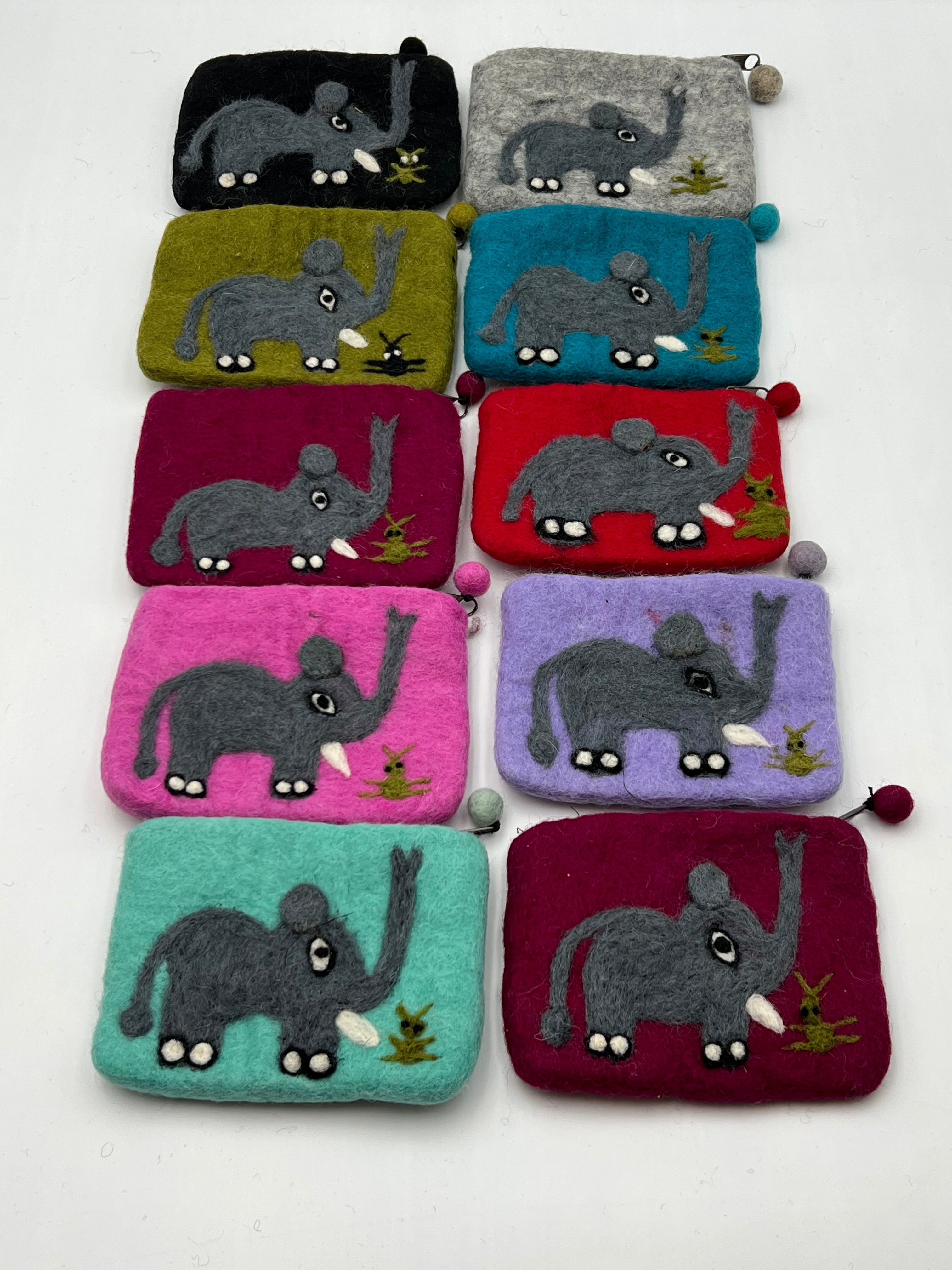 Felted coin purse (CPB15) Set of 10 – NURBU INC