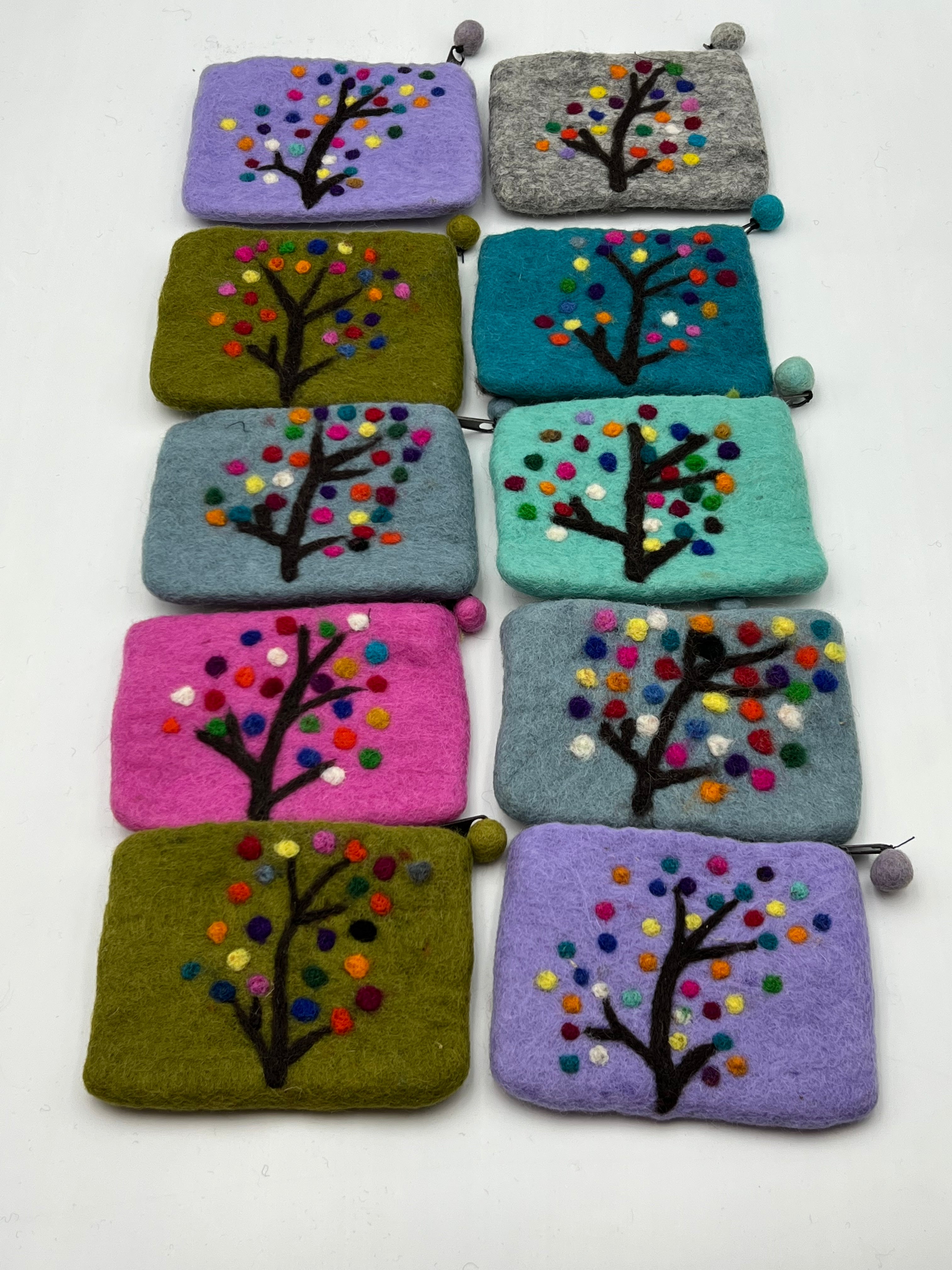 Felted coin purse (CPB16) Set of 10 – NURBU INC