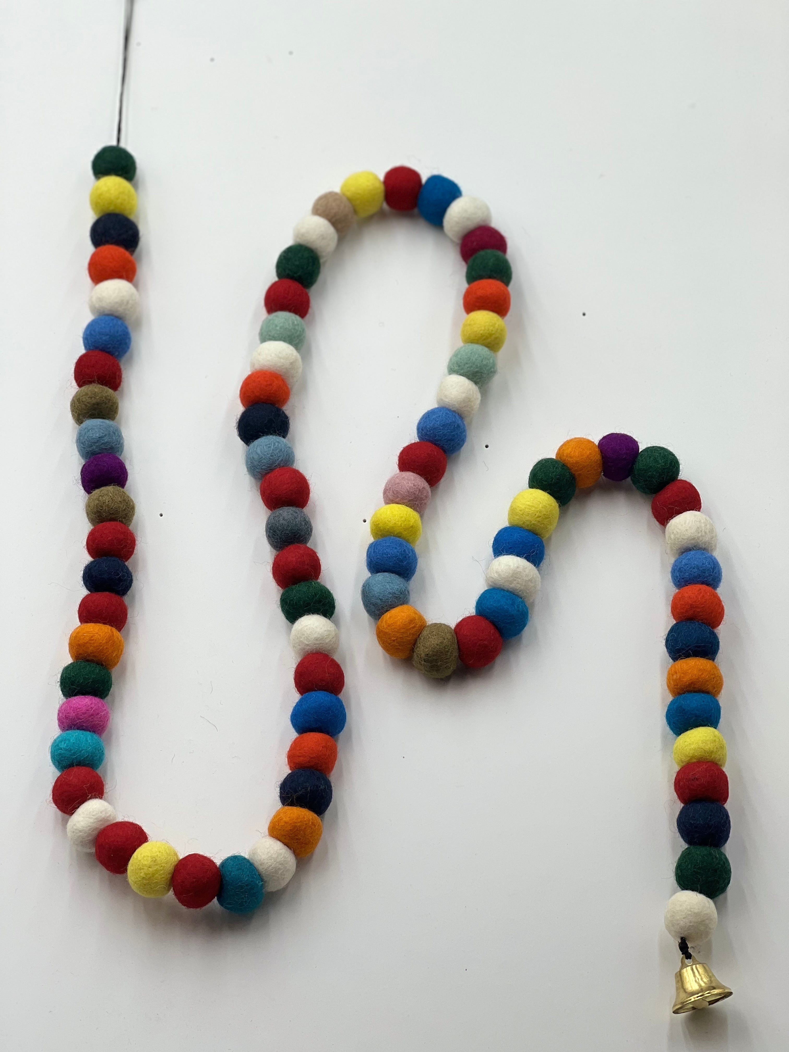 Natural multicolor hanging garland (G10) – NURBU INC